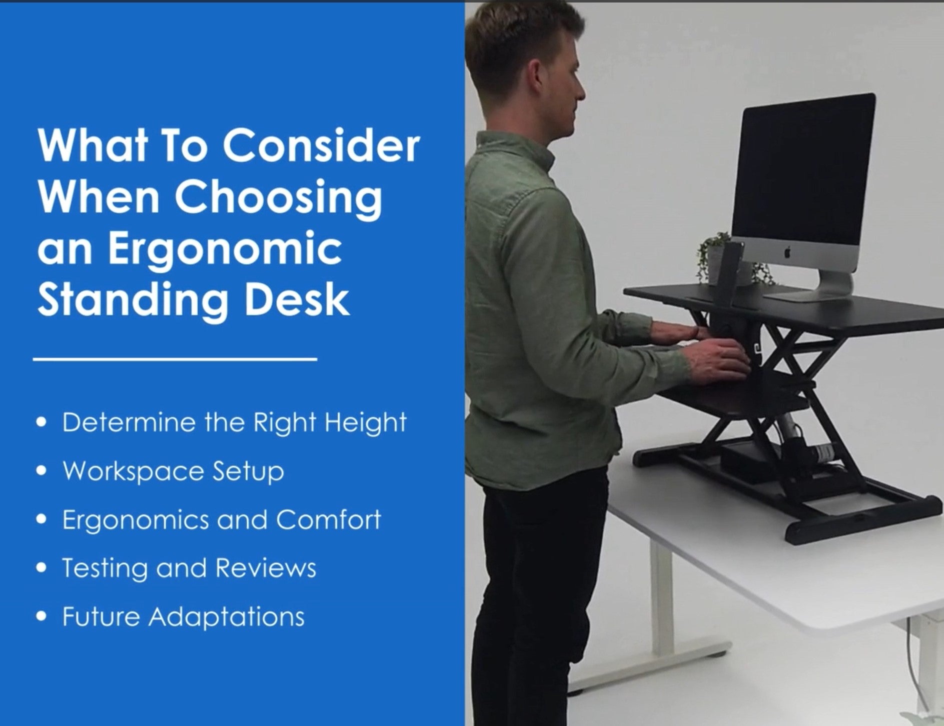 Choosing the Right Ergonomic Standing Desk: A Comprehensive Guide – No ...