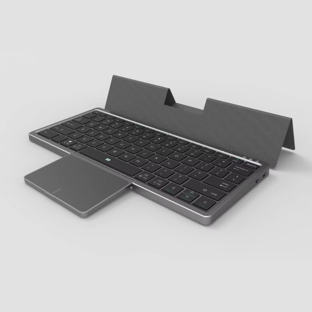 Compact Ergonomic Keyboard with Stand and Trackpad – No More Pain ...