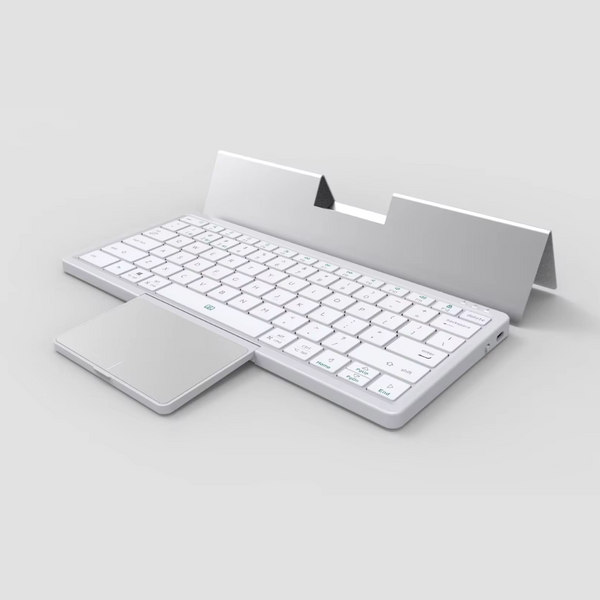 Compact Ergonomic Keyboard with Stand and Trackpad - No More Pain ...