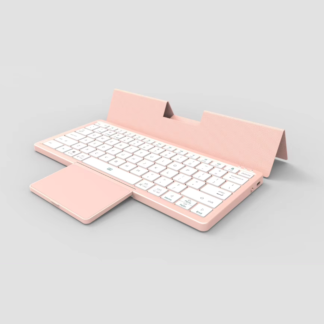 Compact Ergonomic Keyboard with Stand and Trackpad - No More Pain ...