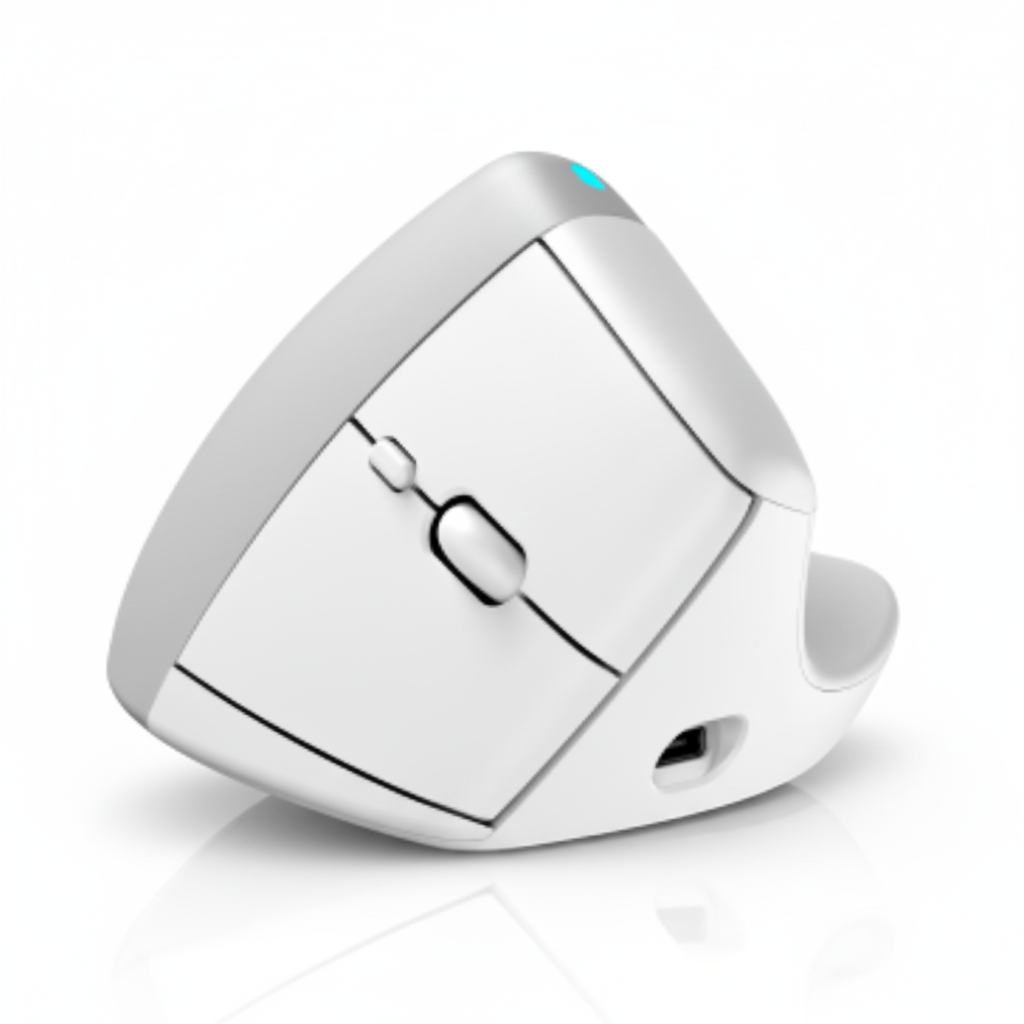 Elevate Vertical Ergonomic Mouse - White – No More Pain Ergonomics