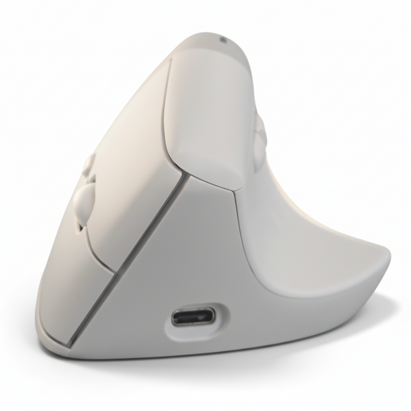 Elevate Vertical Ergonomic Mouse - White - No More Pain Ergonomics