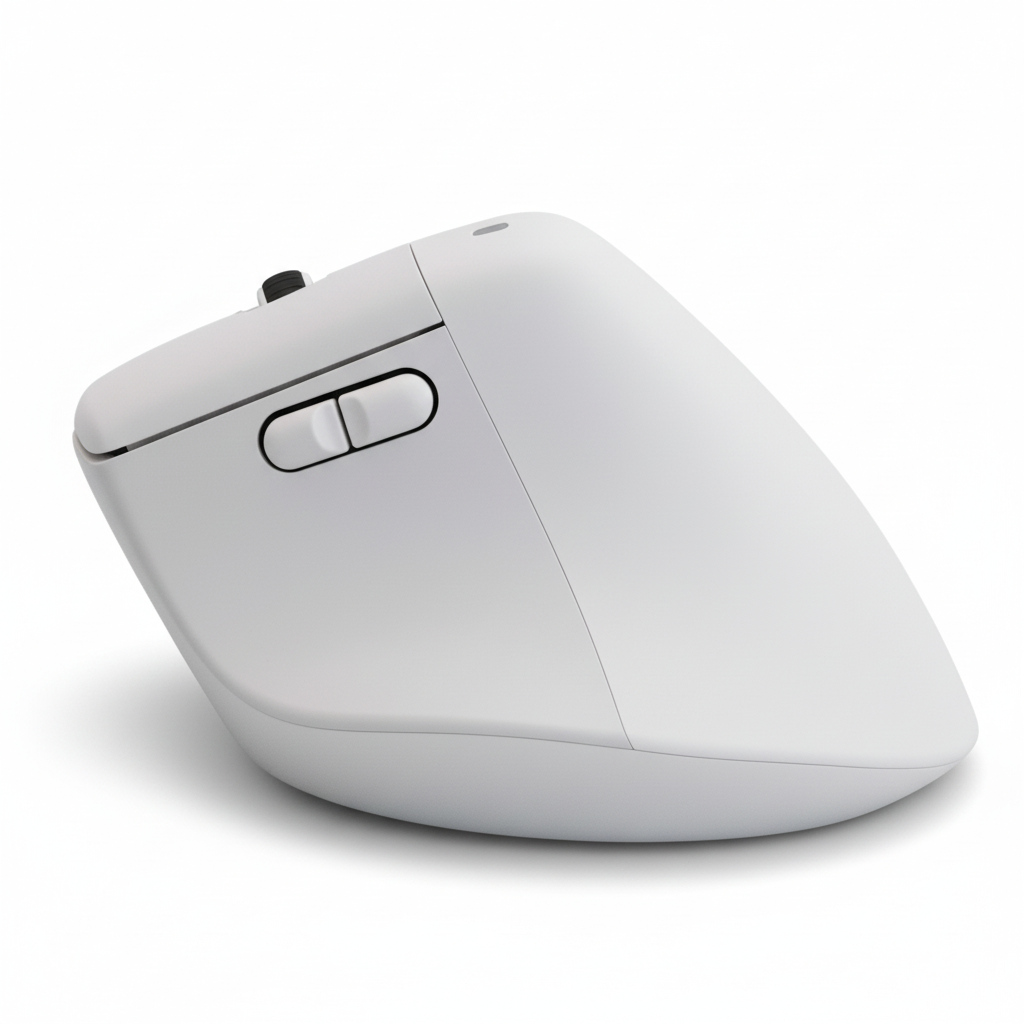 Elevate Vertical Ergonomic Mouse - White – No More Pain Ergonomics