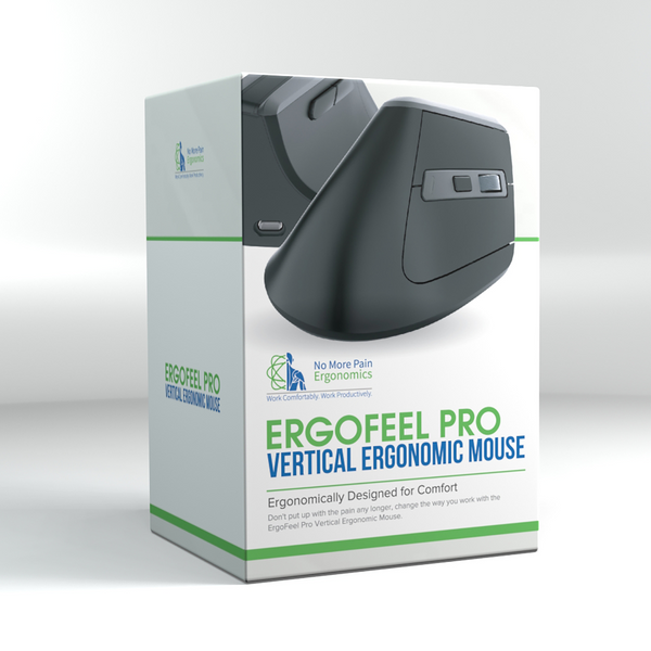 ErgoFeel Pro Vertical Ergonomic Mouse - No More Pain Ergonomics