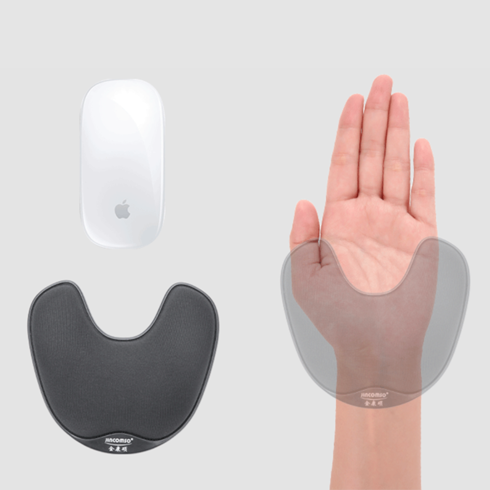 Mouse Wrist Rest Support - Moves with your Mouse - No More Pain Ergonomics